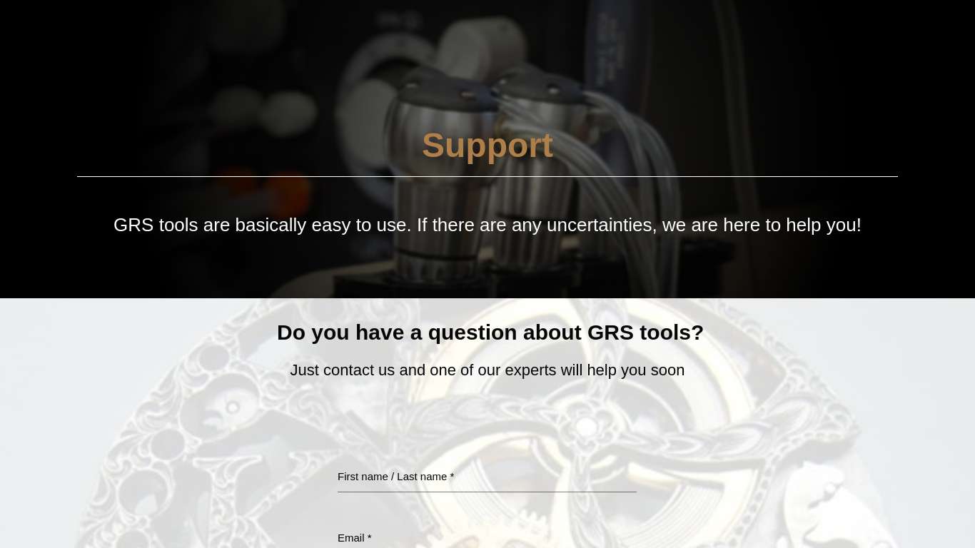 GRS Tools in Europe - Support